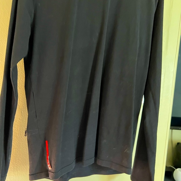 Prada | Shirts | Prada Red Label Black Long Sleeve Tshirt Unworn | Poshmark